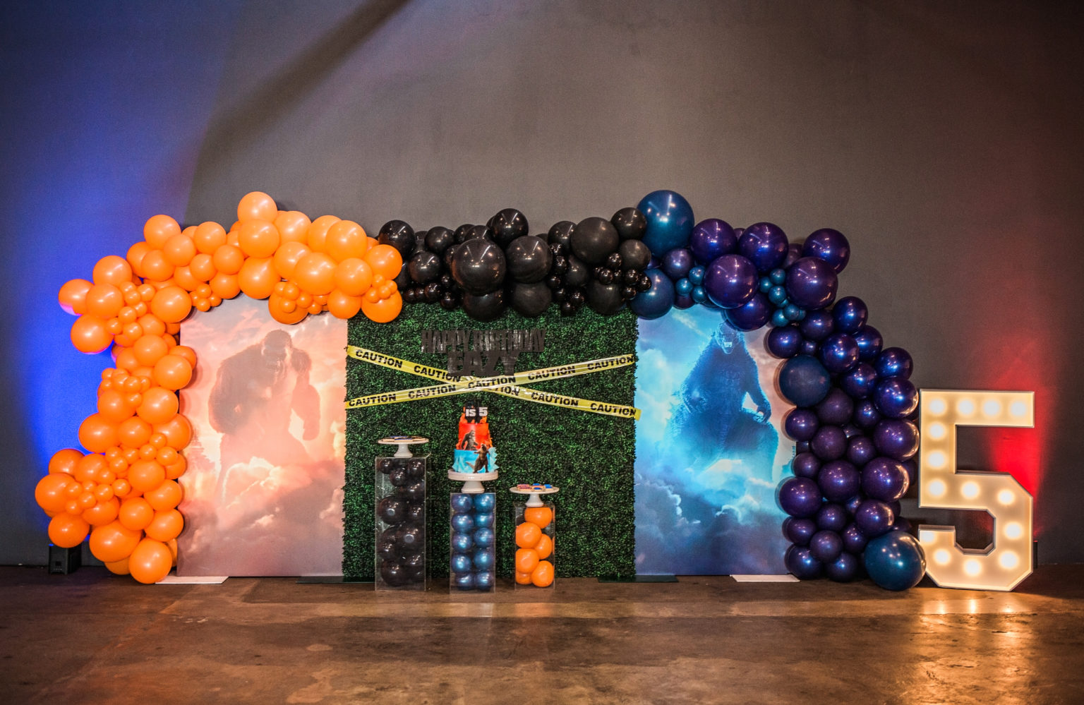 Godzilla vs. Kong Birthday Party | partiesonpurpose.com